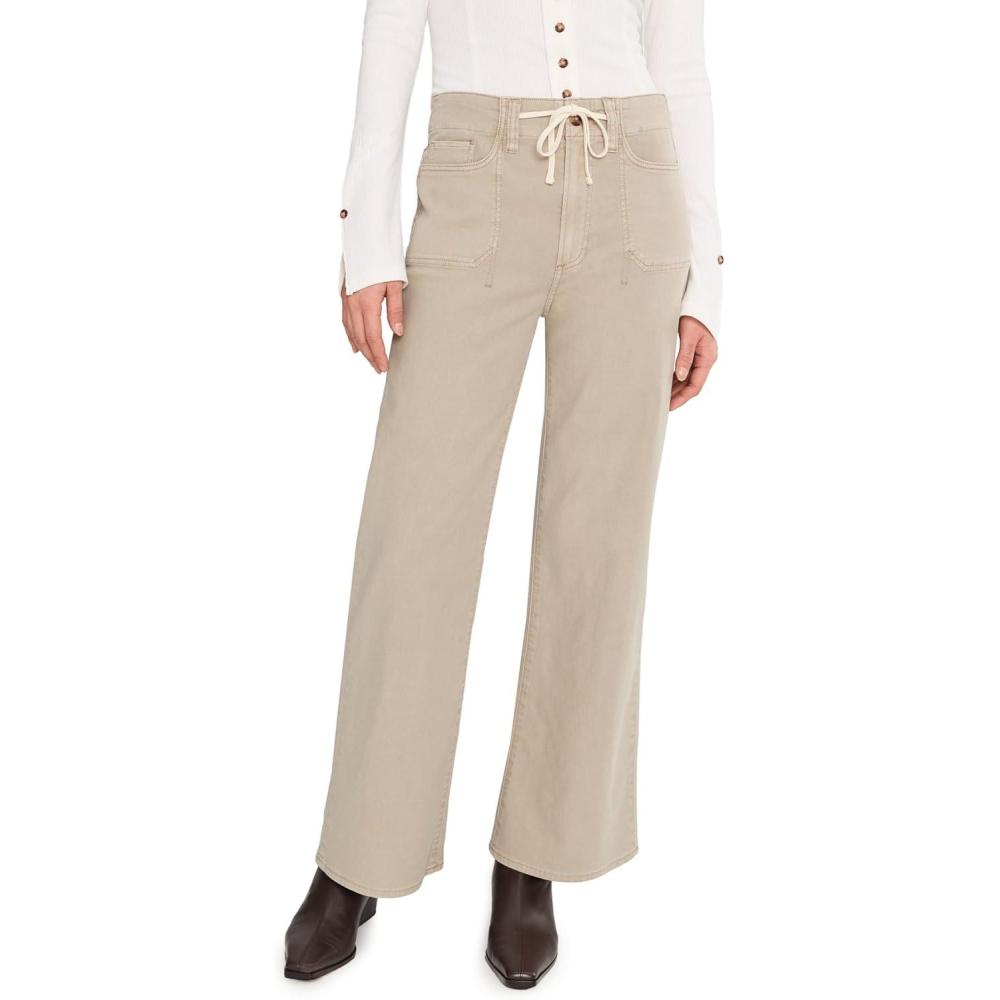 PAIGE Womens Arellia Ankle Utility Pockets and Knee Darts(Vintage Dark ...